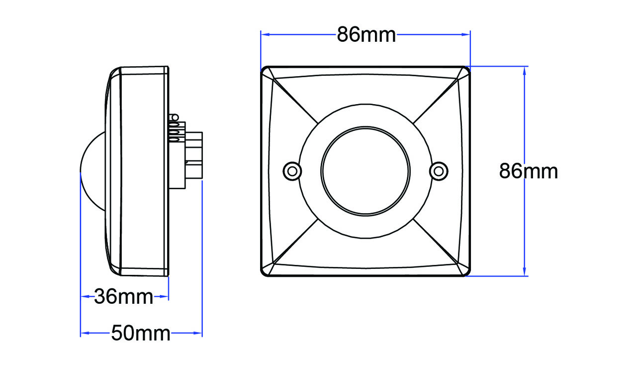 120° Wall Mount PIR Presence Detector | DETA Electrical