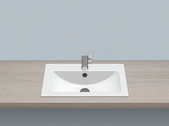 STG Group - 10003053 Alape EB.R585H plaatstaal inbouwwastafel 585 x 405 ...