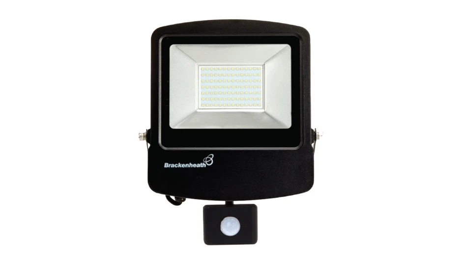 REX Slim 100W 4000K IP65 Floodlight with PIR 220-240V Black | DETA ...