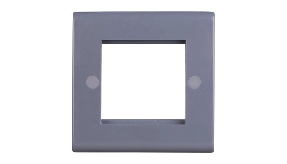 Slimline Part M Two Module Data Plate Grey | DETA Electrical