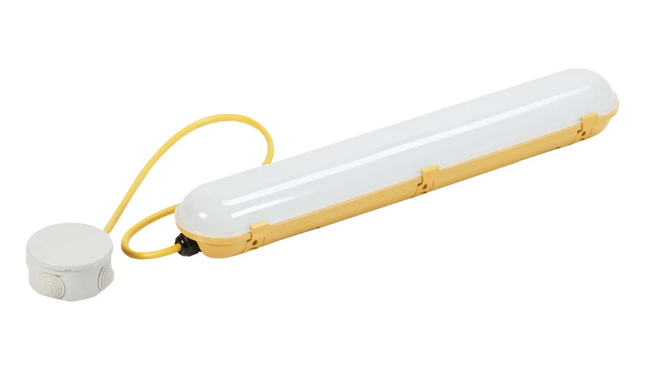 2FT 24W 6500K IP65 LED Non-Corrosive Fitting with Pre-Wired Tee Box 100 ...