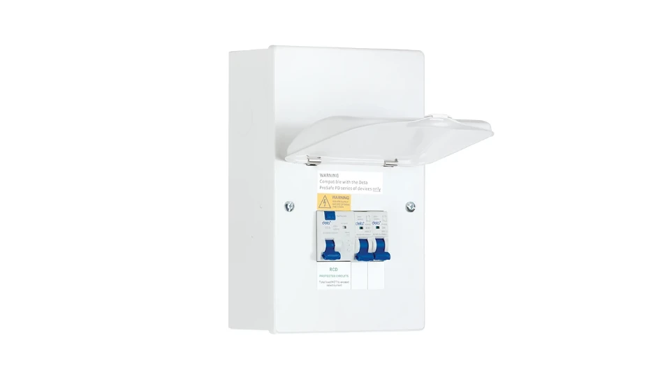 Garage Consumer Unit 4 Module IP40 | DETA Electrical