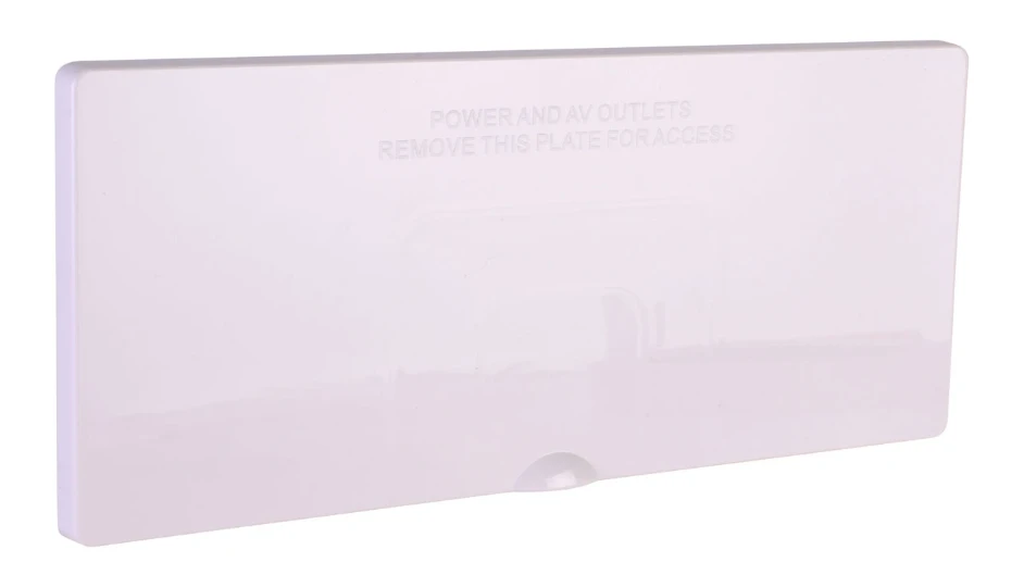 Slimline Recessed Media Plate with 6 Module Spaces and Shallow Cover ...