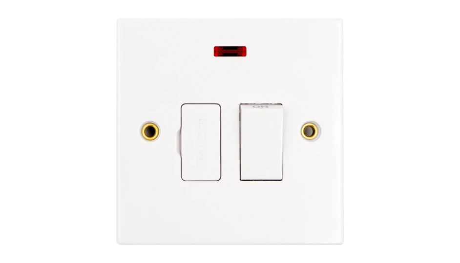 Square 13A Switched Connection Unit Neon | DETA Electrical