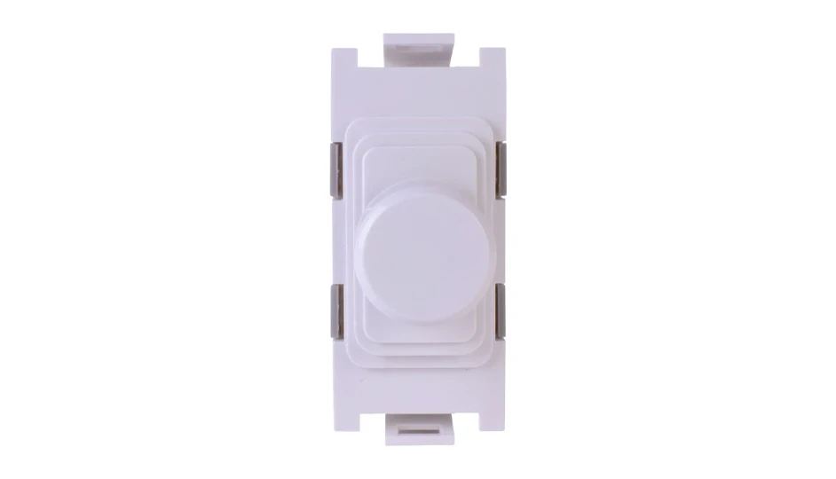 250W Universal Multiway Grid Dimmer White | DETA Electrical