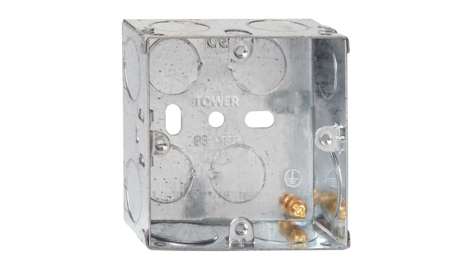 1g 35mm Flush Metal Back Box | DETA Electrical