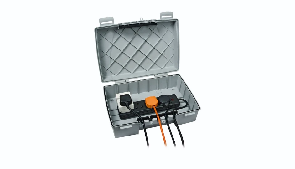Outdoor IP55 Power Enclosure with 4 Gang 13A Socket Strip IP55 | DETA ...