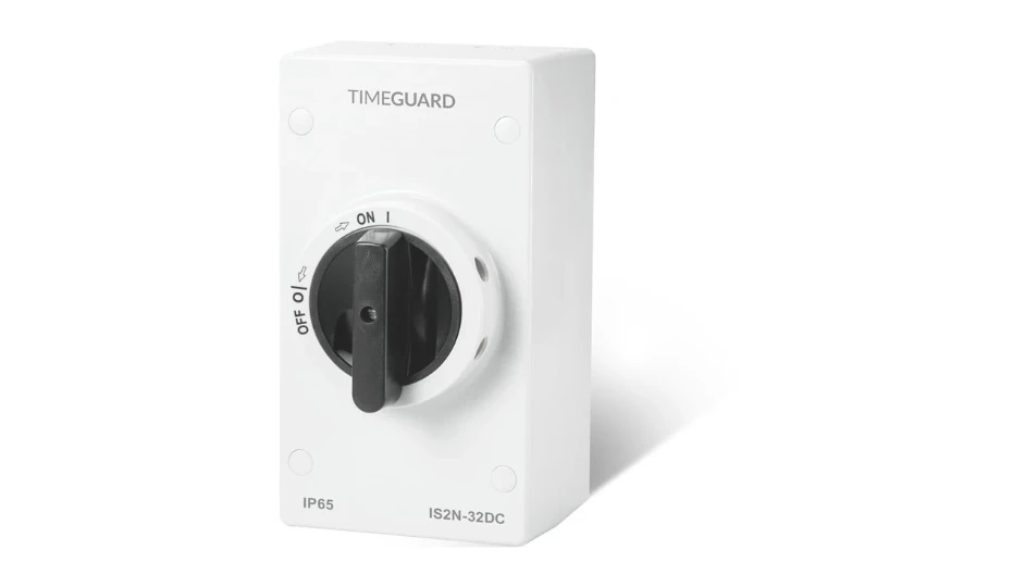 IP65 DC Rotary Isolator Switch - 2 Pole 32A | DETA Electrical