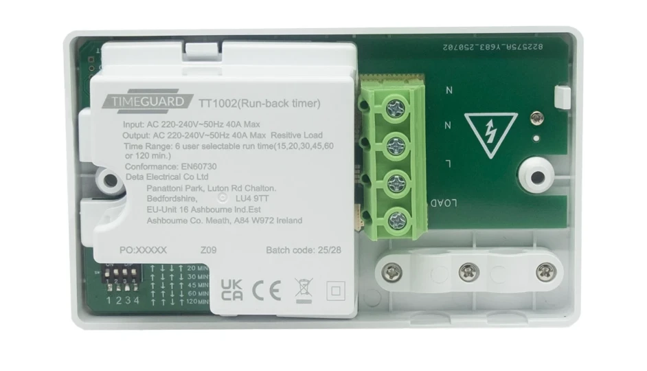 HobGuard 2 Gang 40A Hob Timer Switch | DETA Electrical