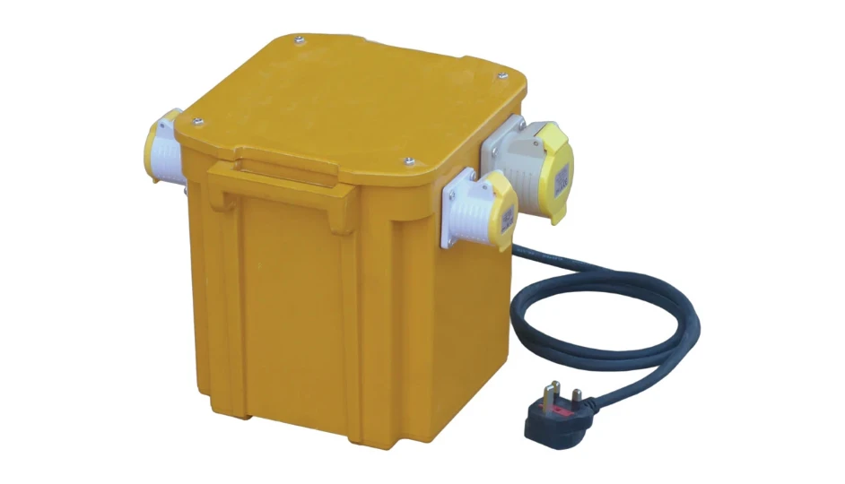 5kVA Portable Step Down Transformer 230V Input Yellow | DETA Electrical