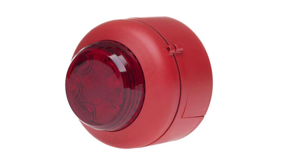 Conventional 24V Red LED Beacon Deep Base IP66 | DETA Electrical