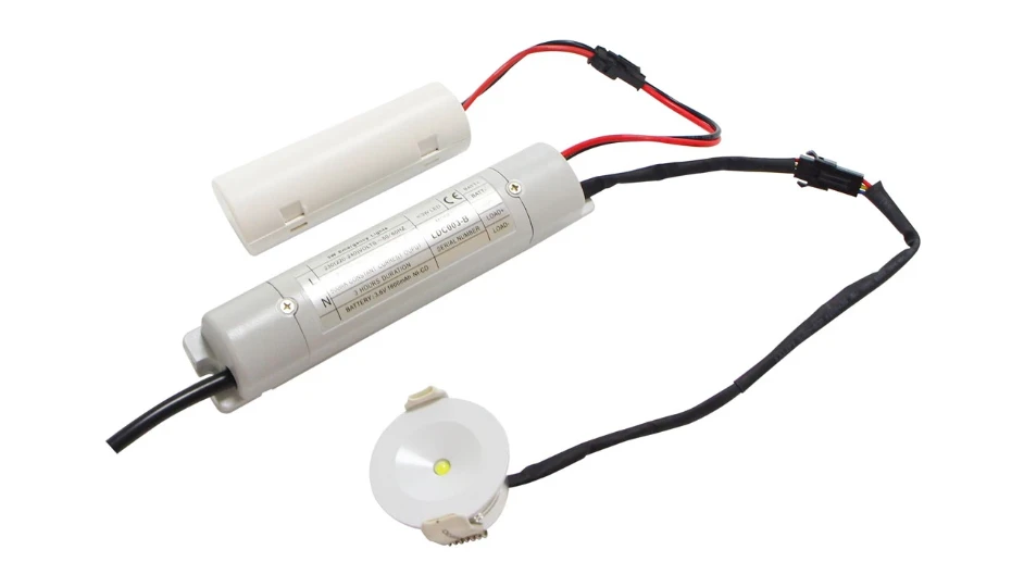 3W Glen IP20 Emergency Downlight With White Bezel 220-240V | DETA ...