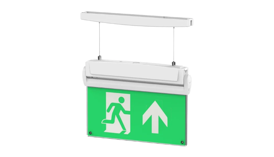 3W 5IN1 Emergency Exit Sign with Full Legend Set and Remote Control ...