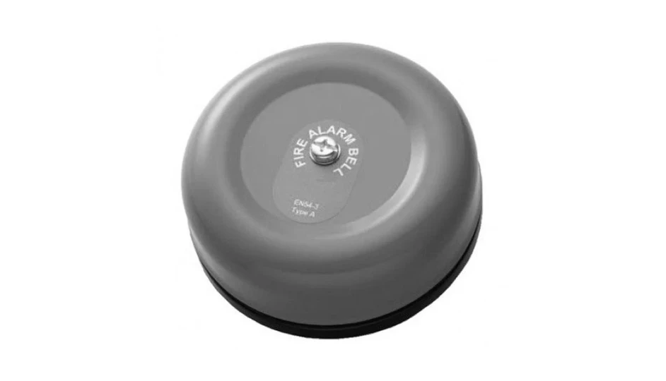 6 Inch Grey Fire Alarm Bell 24V | DETA Electrical