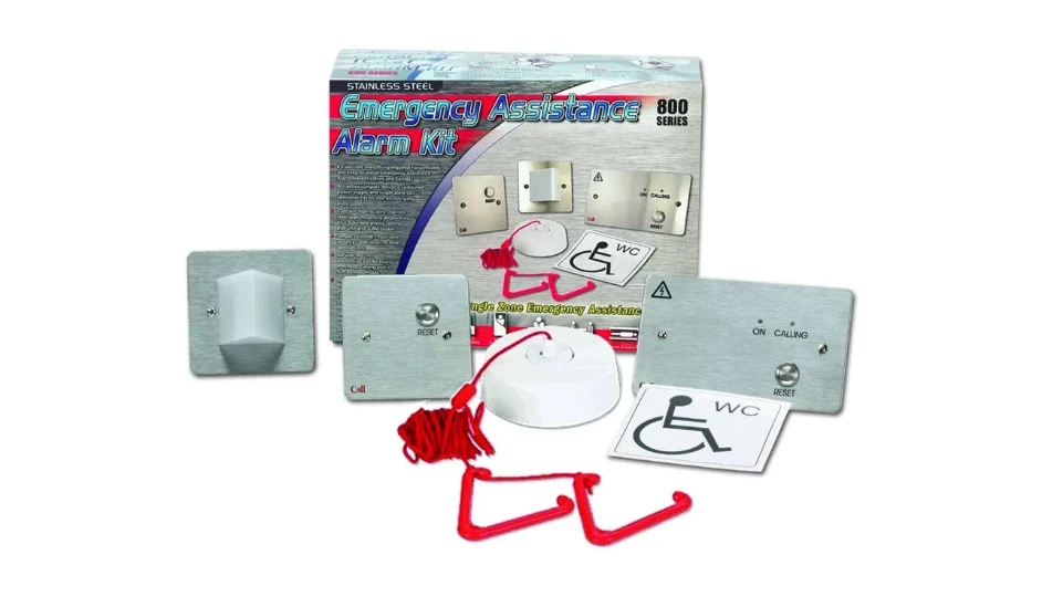 Channel Call System Disabled Toilet Alarm Stainless Steel | DETA Electrical