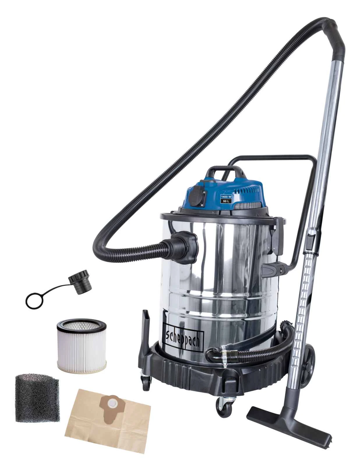 Scheppach Nat- en droogstofzuiger ASP50-ES (5907710901), Scheppach | Tools - Scheppach.nl